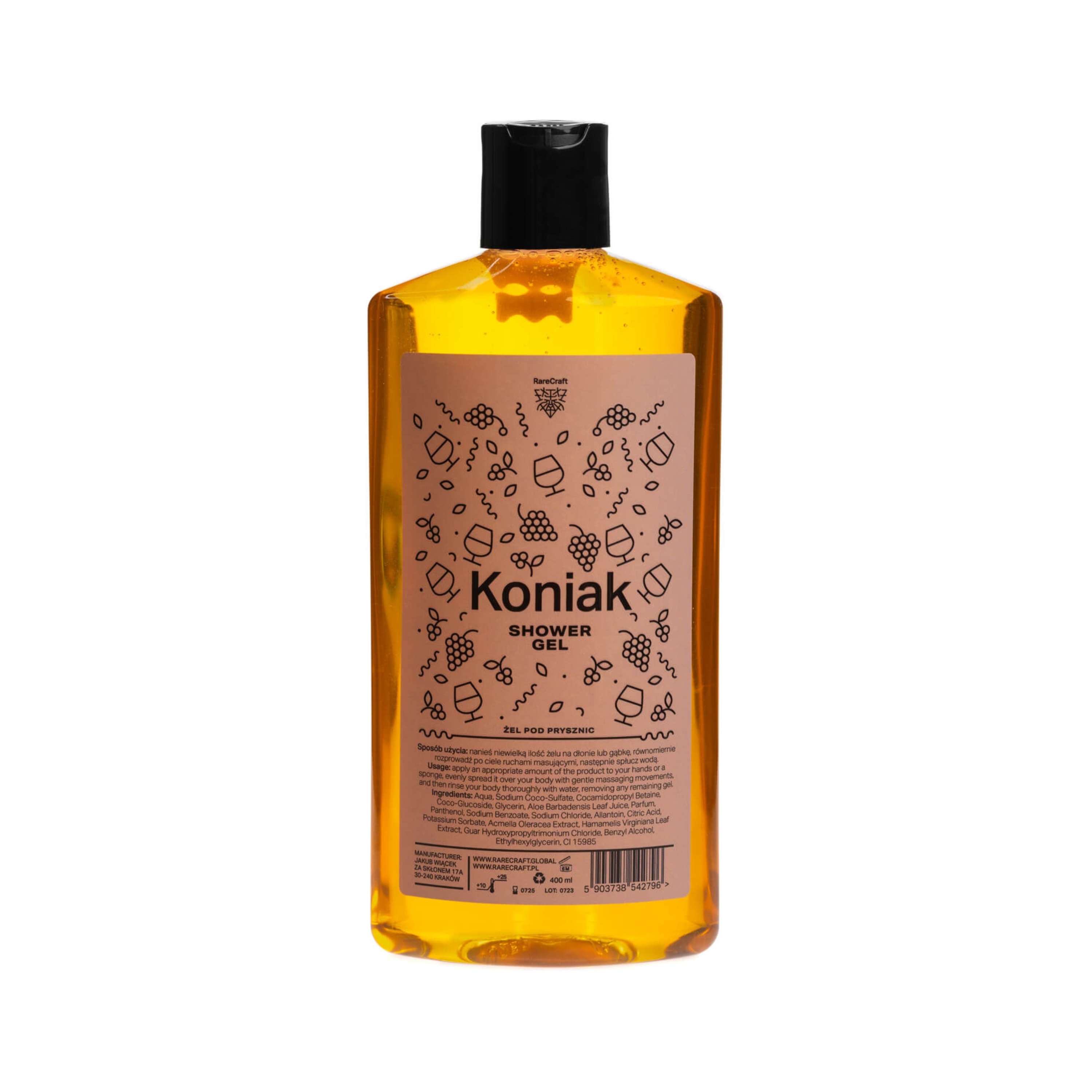 RareCraft Koniak Shower Gel - Sprezstyle - Men's Grooming