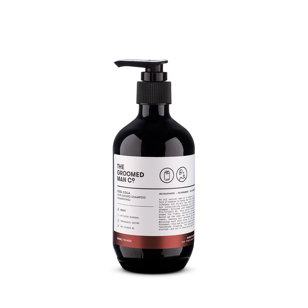 The Groomed Man Co Hair & Beard Shampoo - Sprezstyle-Men's Grooming