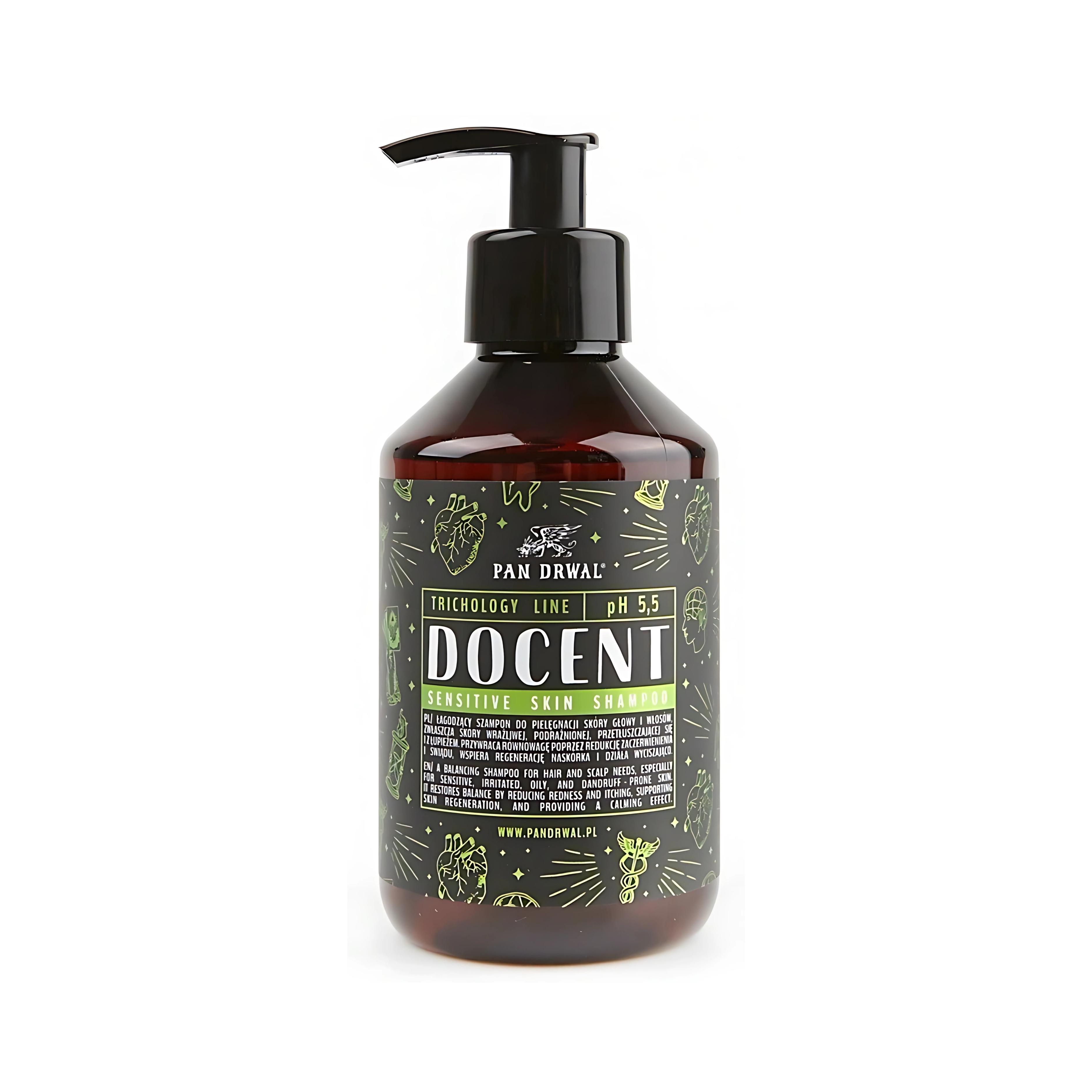 Pan Drwal Docent Sensitive Skin Shampoo - Sprezstyle - Men's Grooming