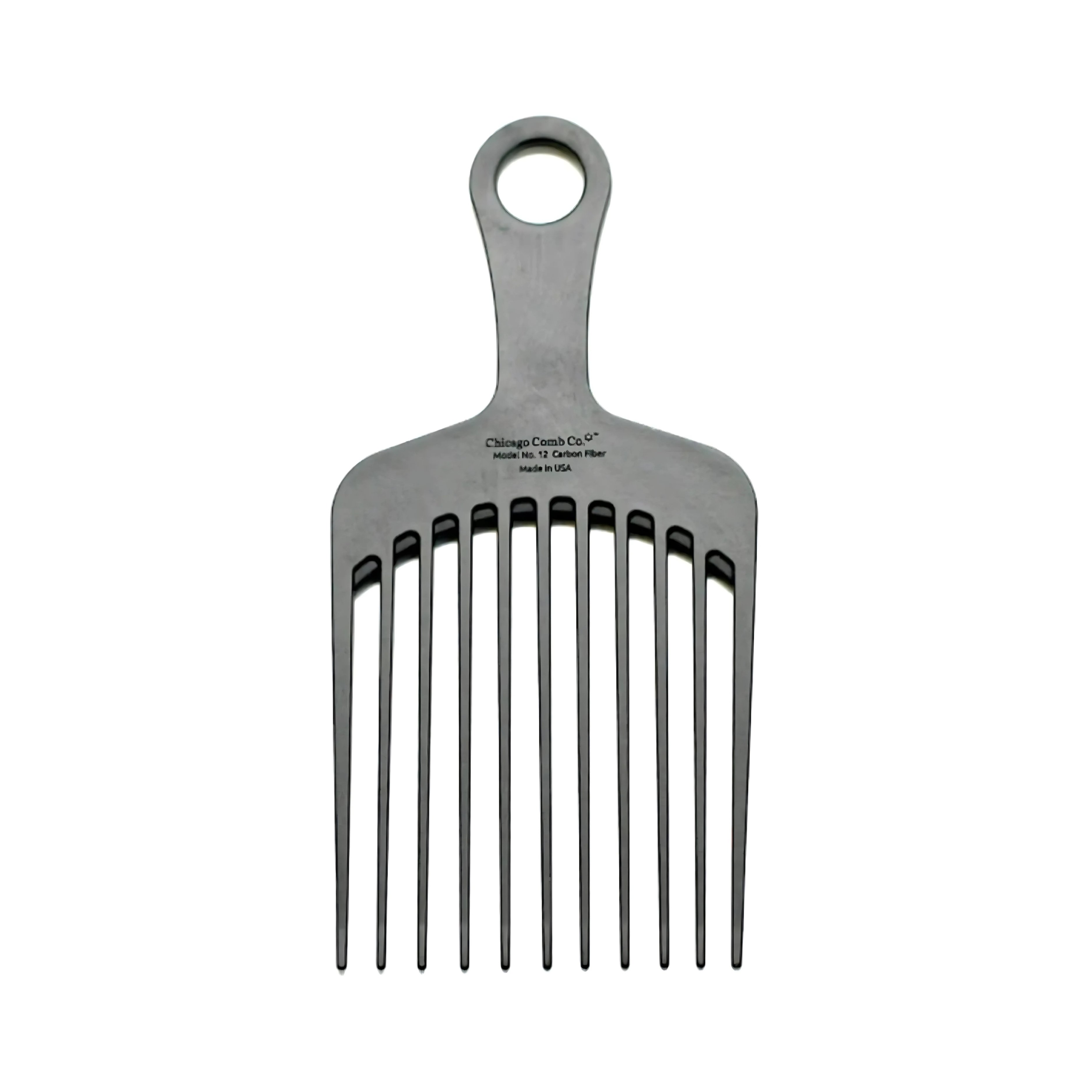 Chicago Comb Co. Model No. 12 Carbon Fiber - Sprezstyle - Men's Grooming