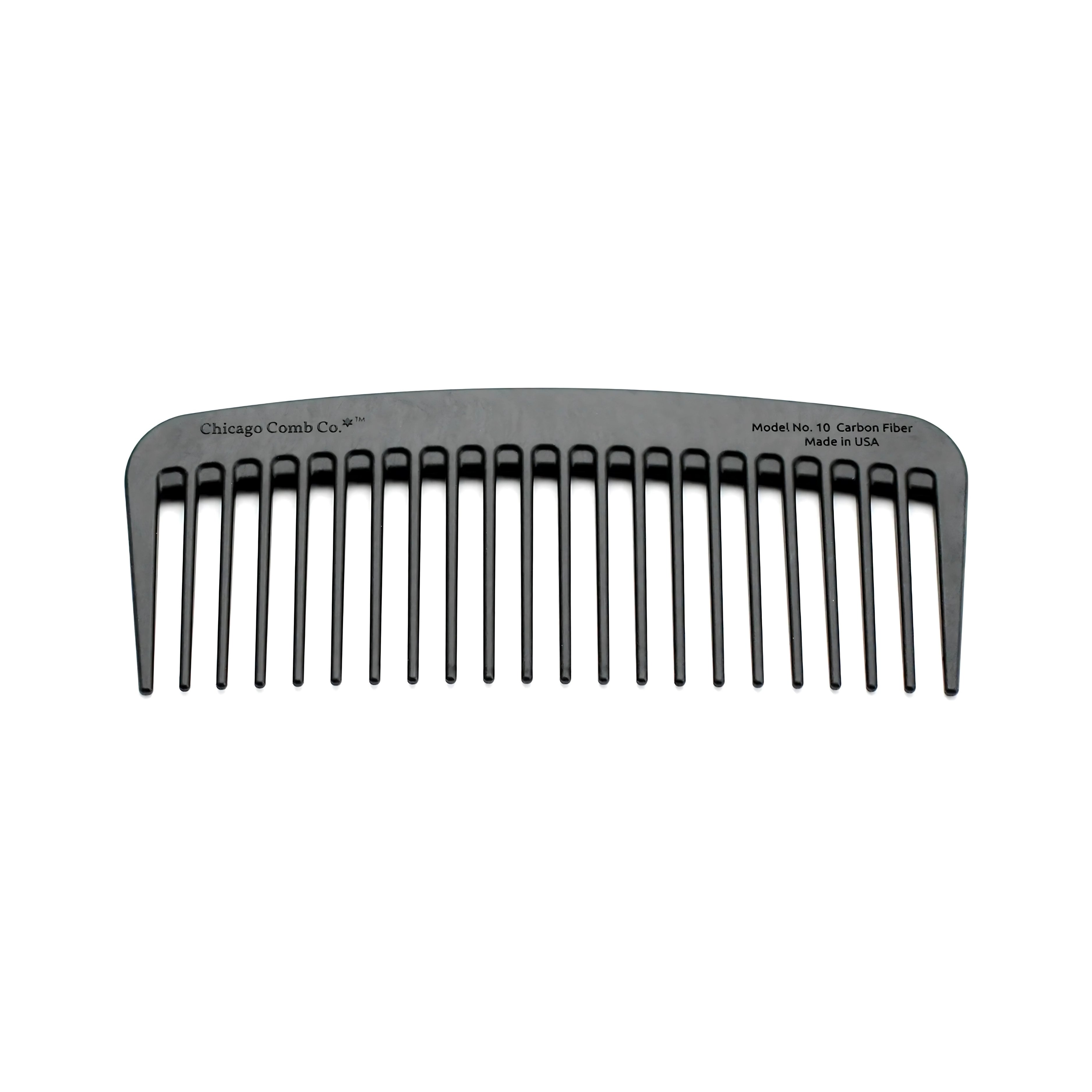 Chicago Comb Co. Model No. 10 Carbon Fiber - Sprezstyle - Men's Grooming